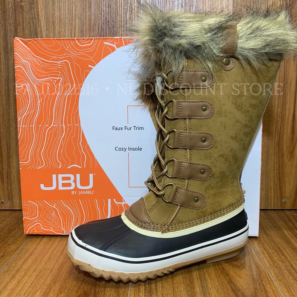 Jbu By Jambu Women's Bella Faux Fur Cozy Insole Snow … - Gem